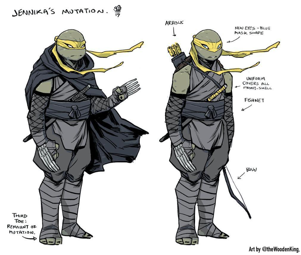 Introducing JENNIKA: The 5th New Teenage Mutant Ninja Turtle!