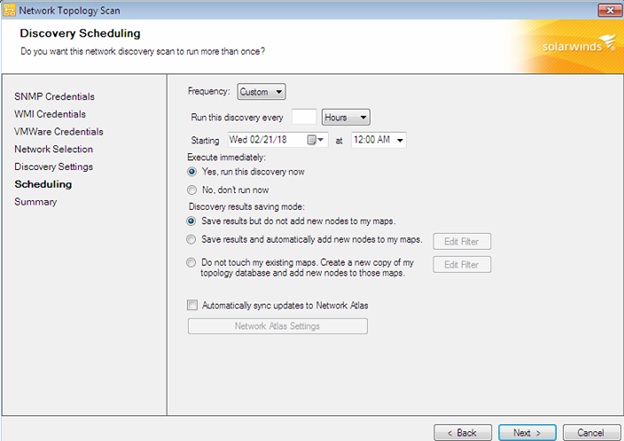 My Cybersecurity Journal: Network Scan Using Solarwinds Network Topolgy ...