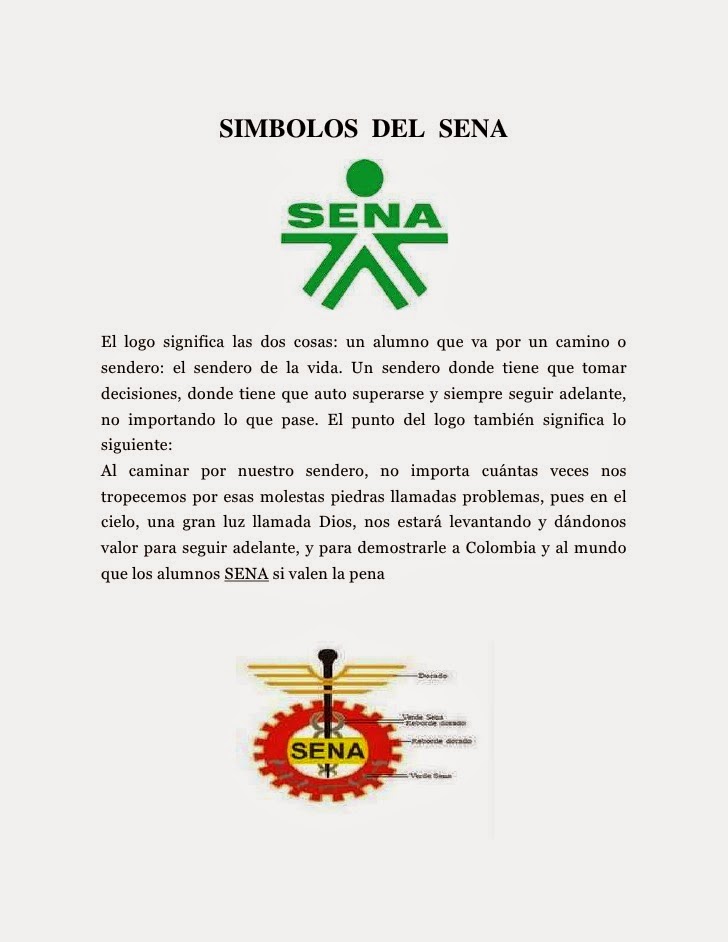 Medidas de formativas y sanciones: Simbolo del escudo del sena