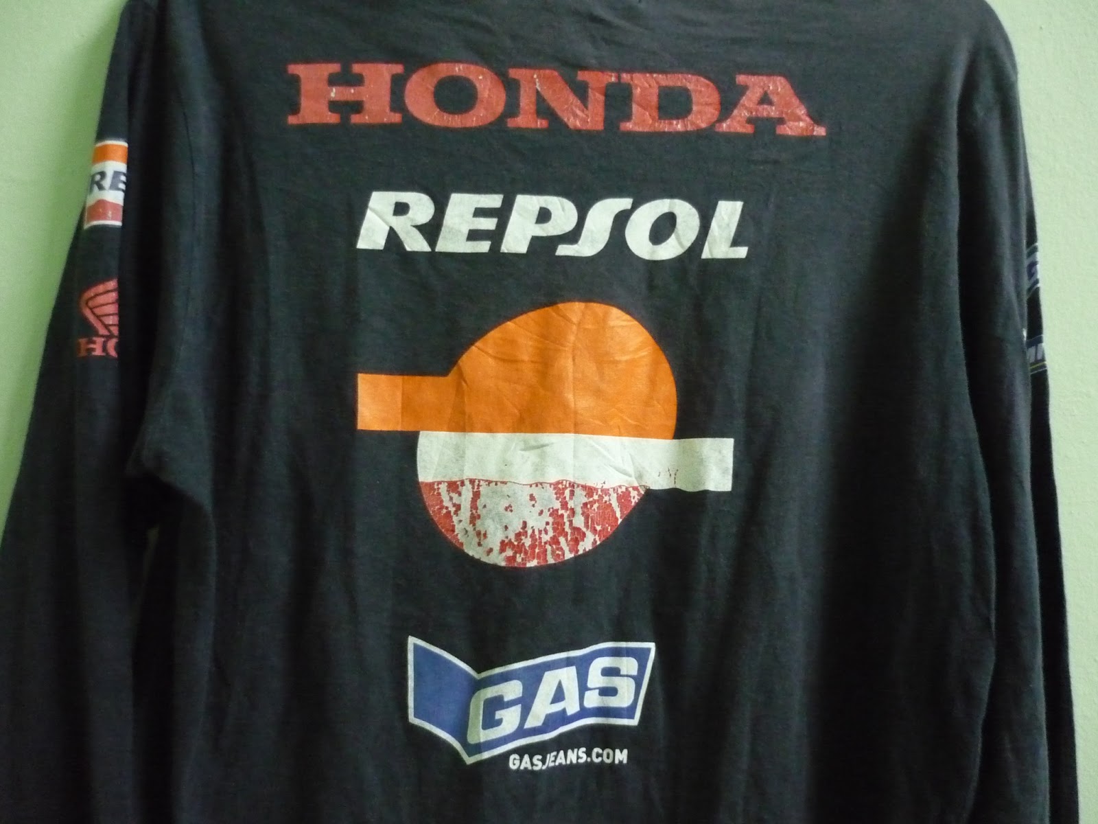Clayback Bush Thrift Store: [T Shirt] Gas Repsol Honda Racing Long Sleeve
