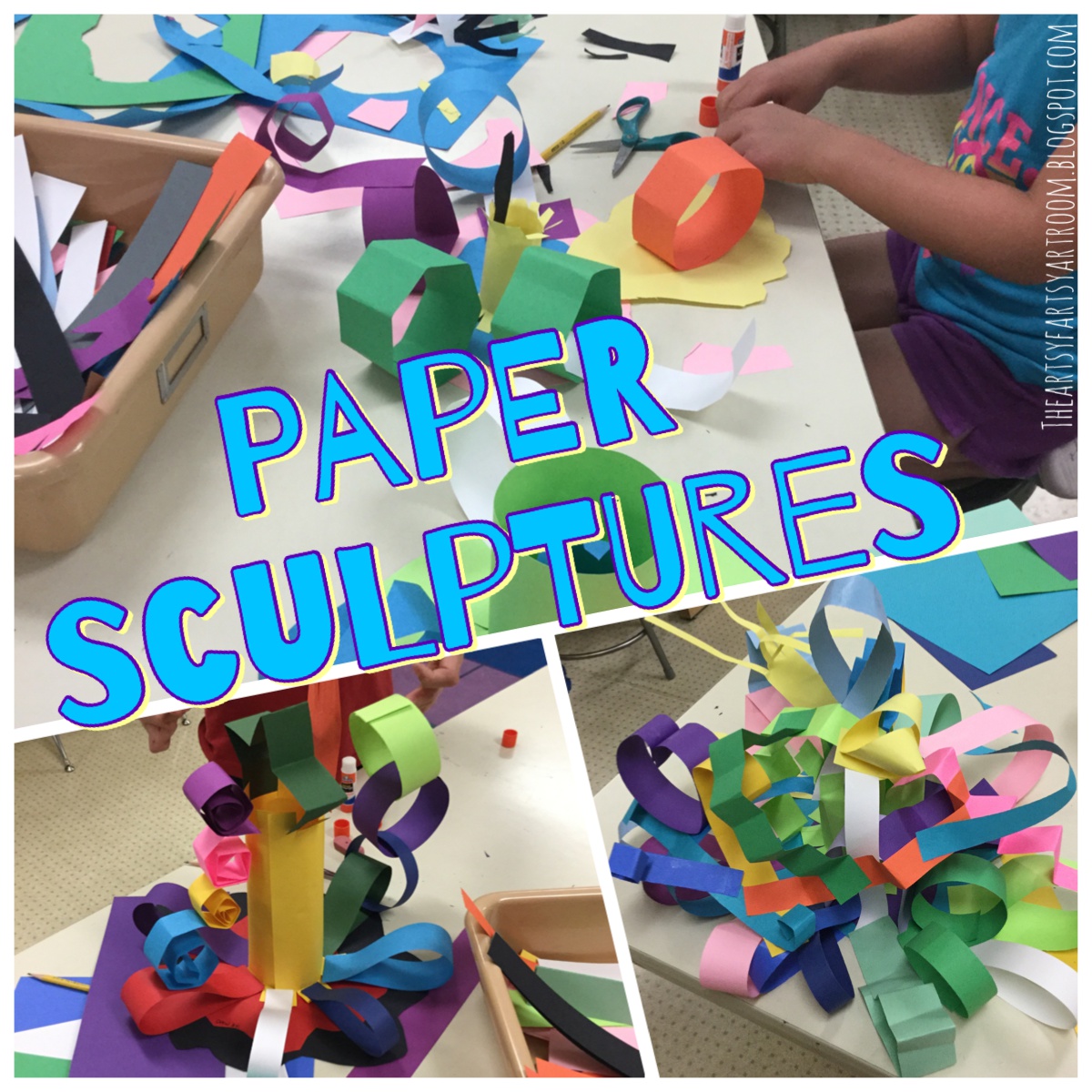 The Artsy Fartsy Art Room End Of The Year Paper Sculptures the-artsy-fartsy-art-room-end-of-the-year-paper-sculptures