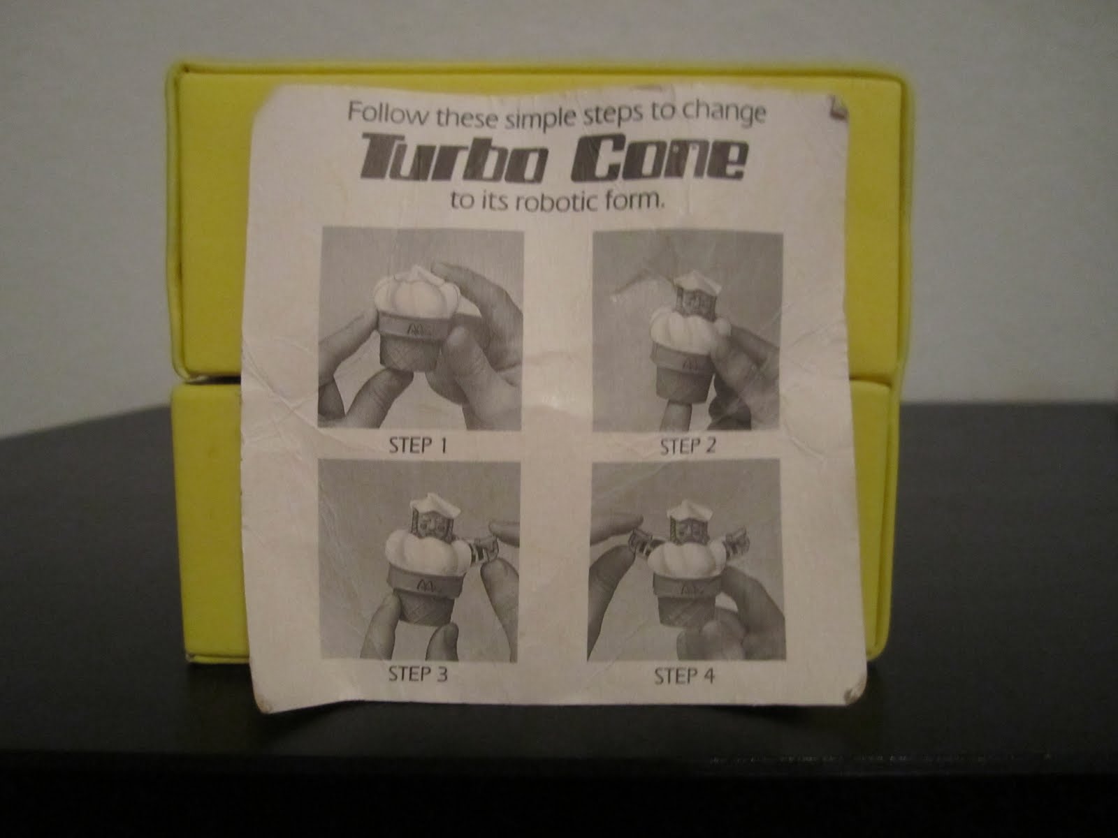 Diary of a Dorkette: Toy Chest Tuesday! McDonald's Turbo Cone!!!!!