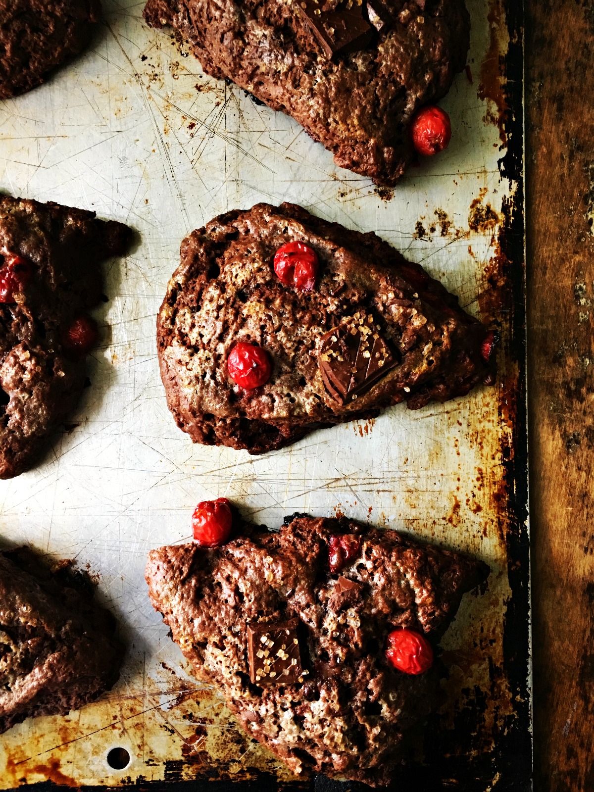 sweetsugarbean: Summertime: Sour Cherry and Chocolate Scones