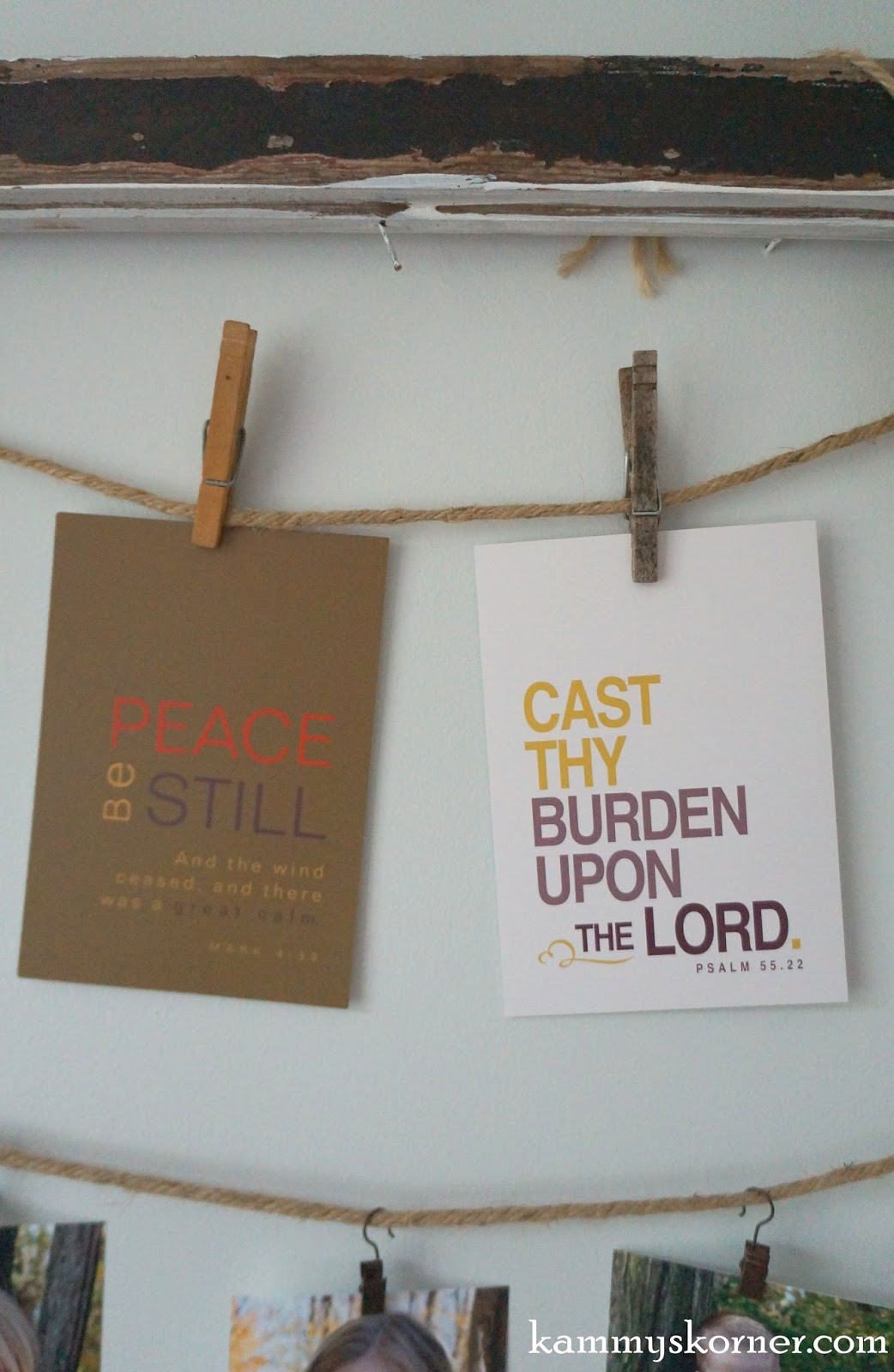 Kammy's Korner: Chippy Window With Chicken Wire and Jute