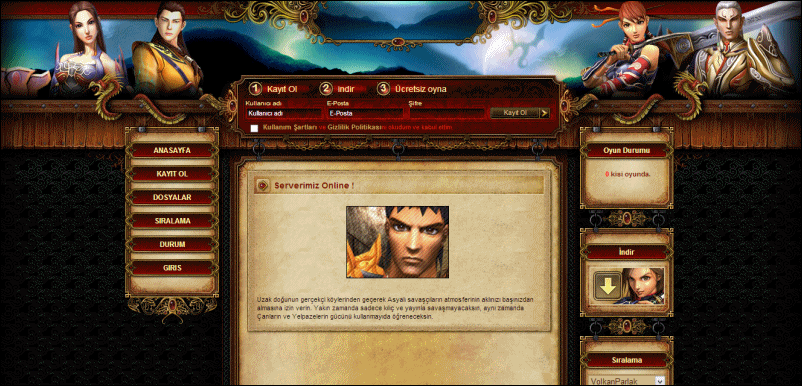 Metin2 PvP Yeni Tanıtım Scripti Sade Şık Tasarım