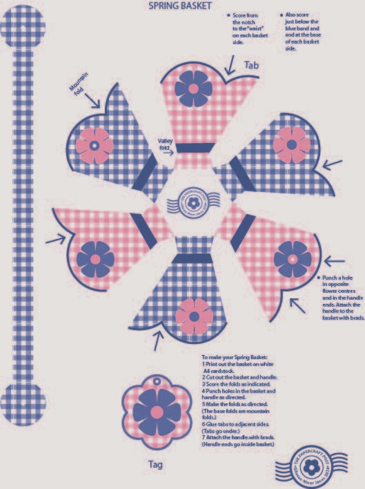 The Papercraft Post: Spring Baskets