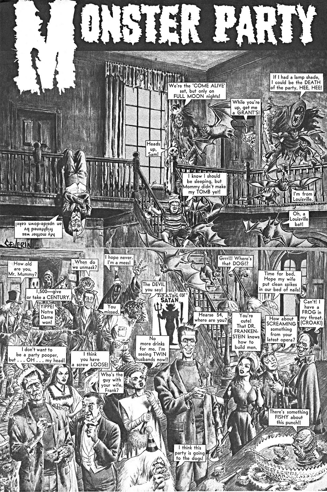 The Land of Cerpts and Honey: JOHN SEVERIN'S CRACKED MONSTERS