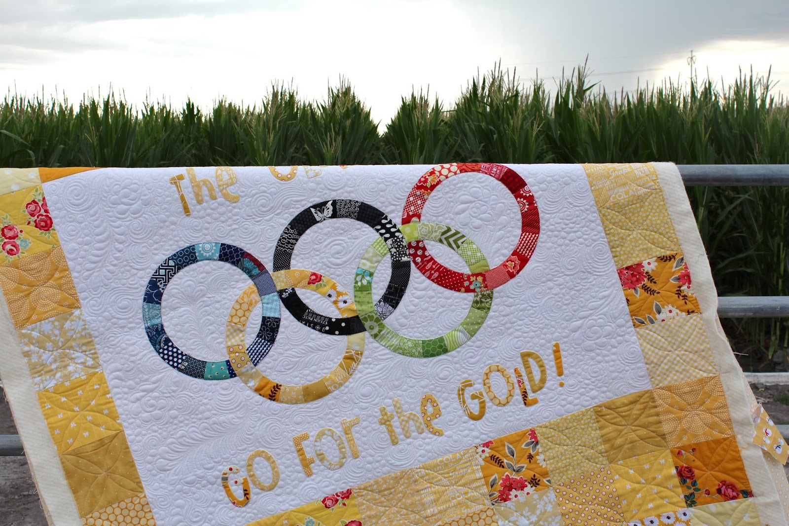 Natalie Ever After: The Olympics!!! (a quilt tutorial)