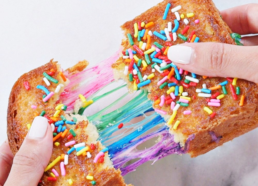 Nettare di miele: Ricetta RAINBOW TOAST - il panino arcobaleno