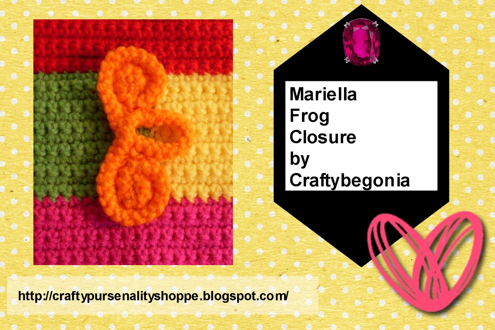 Craftybegonia's Pursenality Shoppe: Mariella Frog Closure