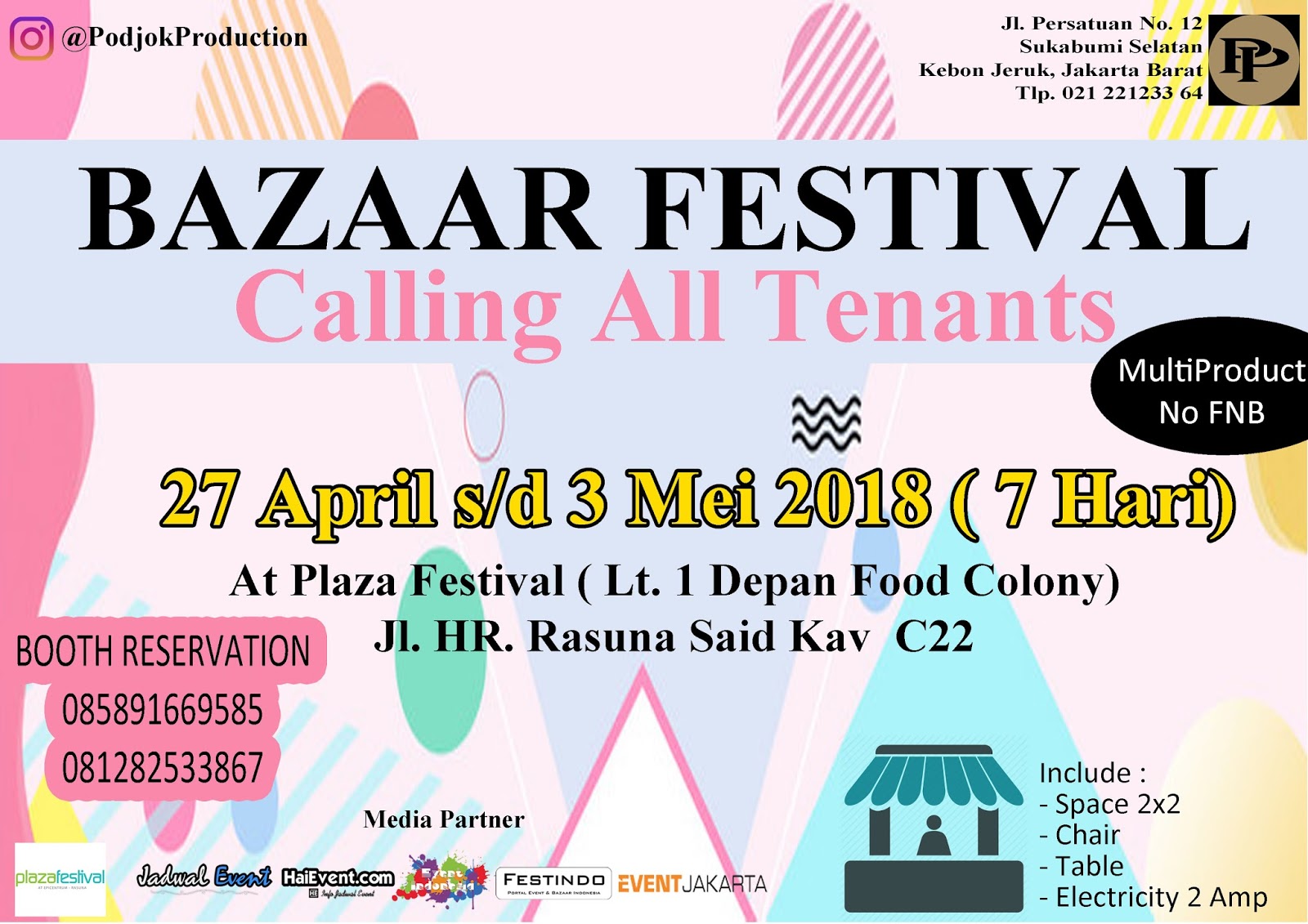 EVENT JAKARTA: BAZAAR FESTIVAL PERIODE 7 HARI