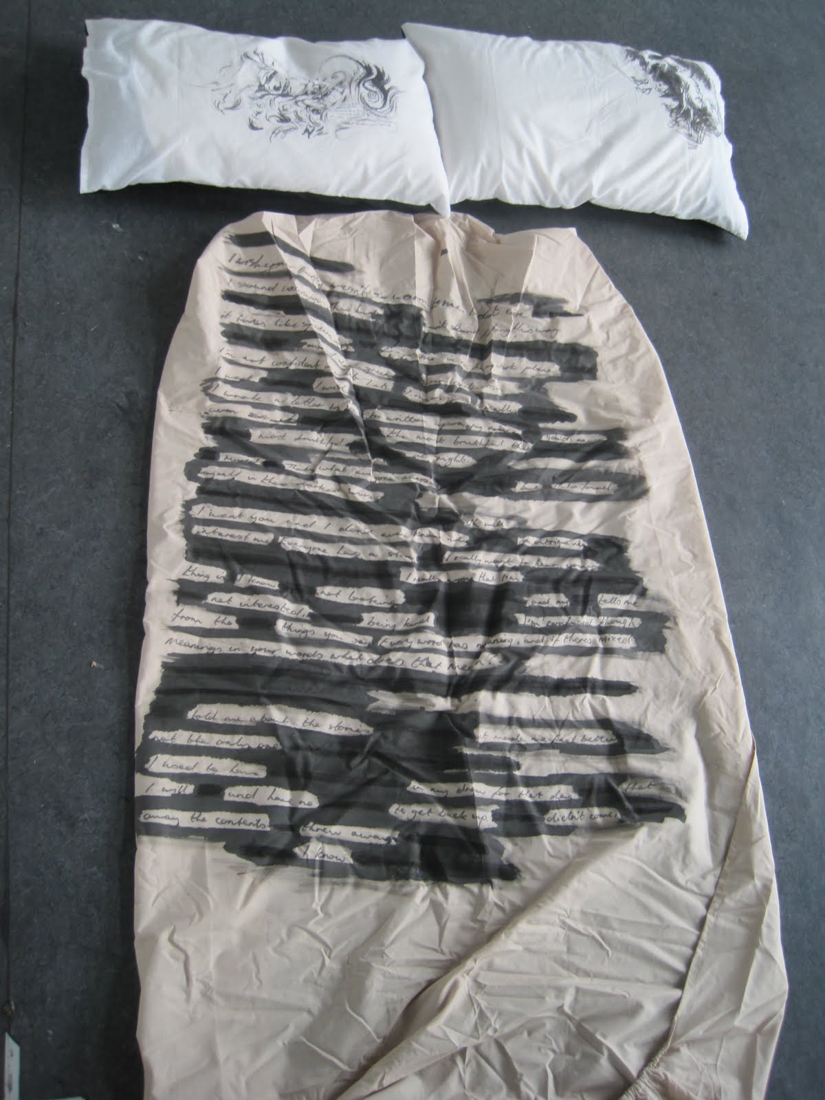 Jasia Little: bed linen drawings
