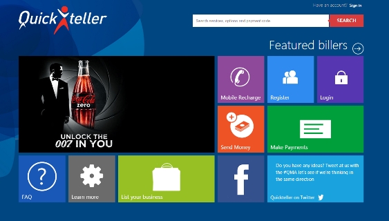 New QuickTeller.com site? Images revealed
