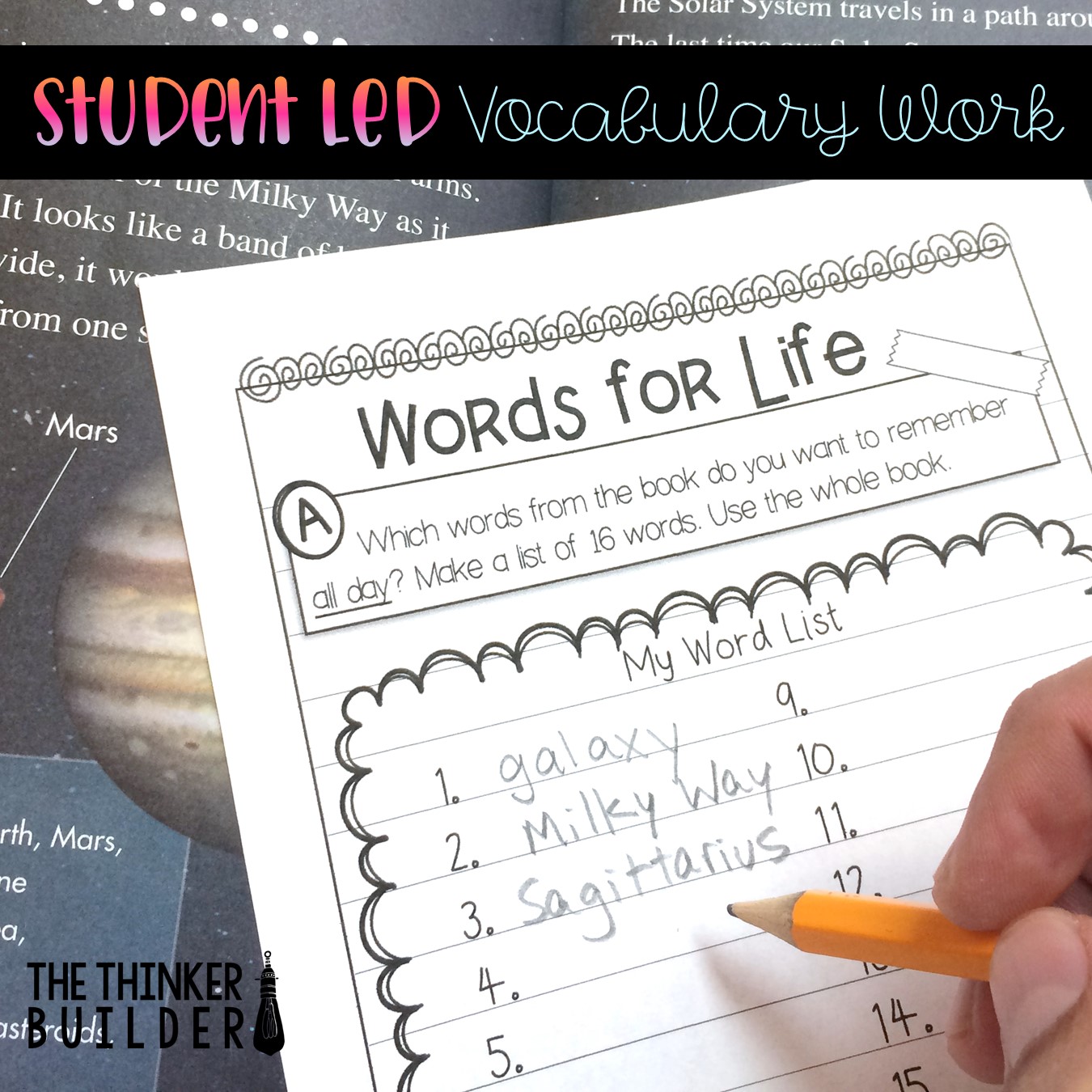 Student Led Vocabulary Work | Upper Elementary Snapshots
