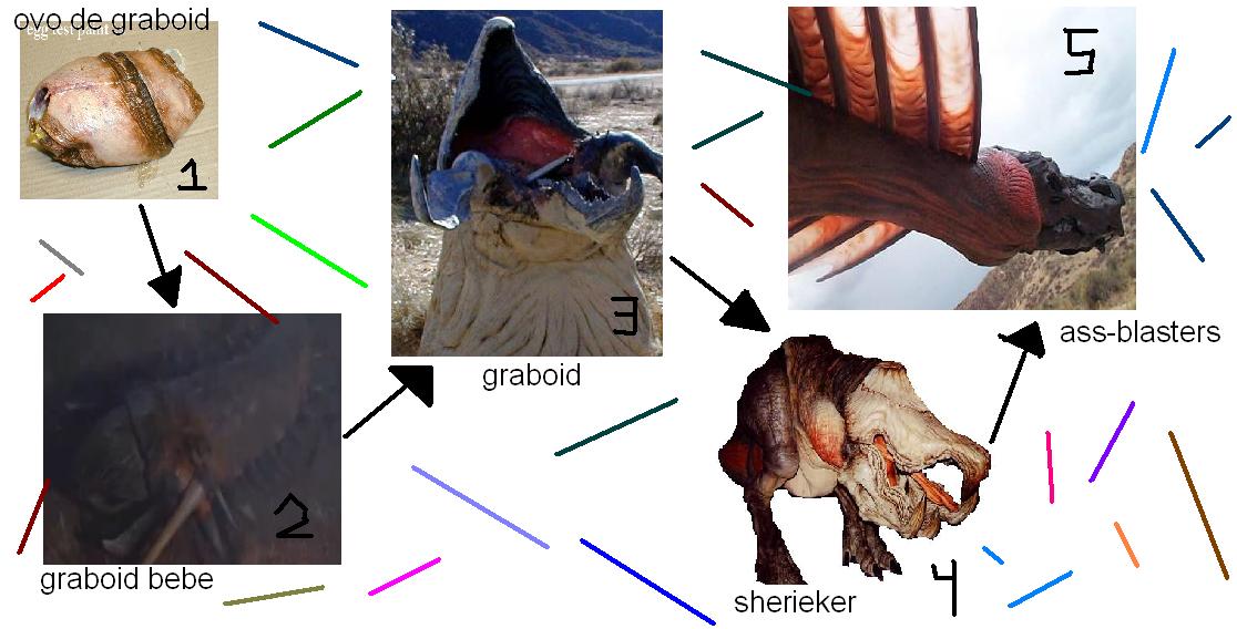 TREMORS - O ATAQUE DOS VERMES MALDITOS: Ciclo de Vida do Graboid