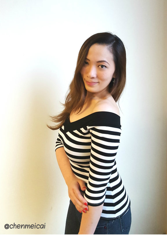 [OUTFIT POST] Simple Life with Off Shoulder Tops and Skinny Jeans ...