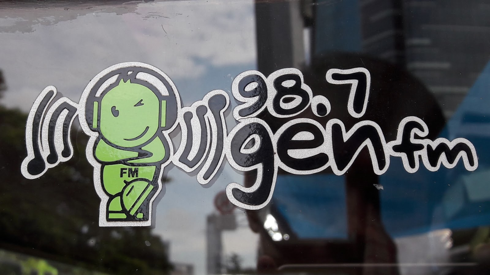 Radio Branding Materials: Sticker | 98.7 Gen FM Jakarta (2016)