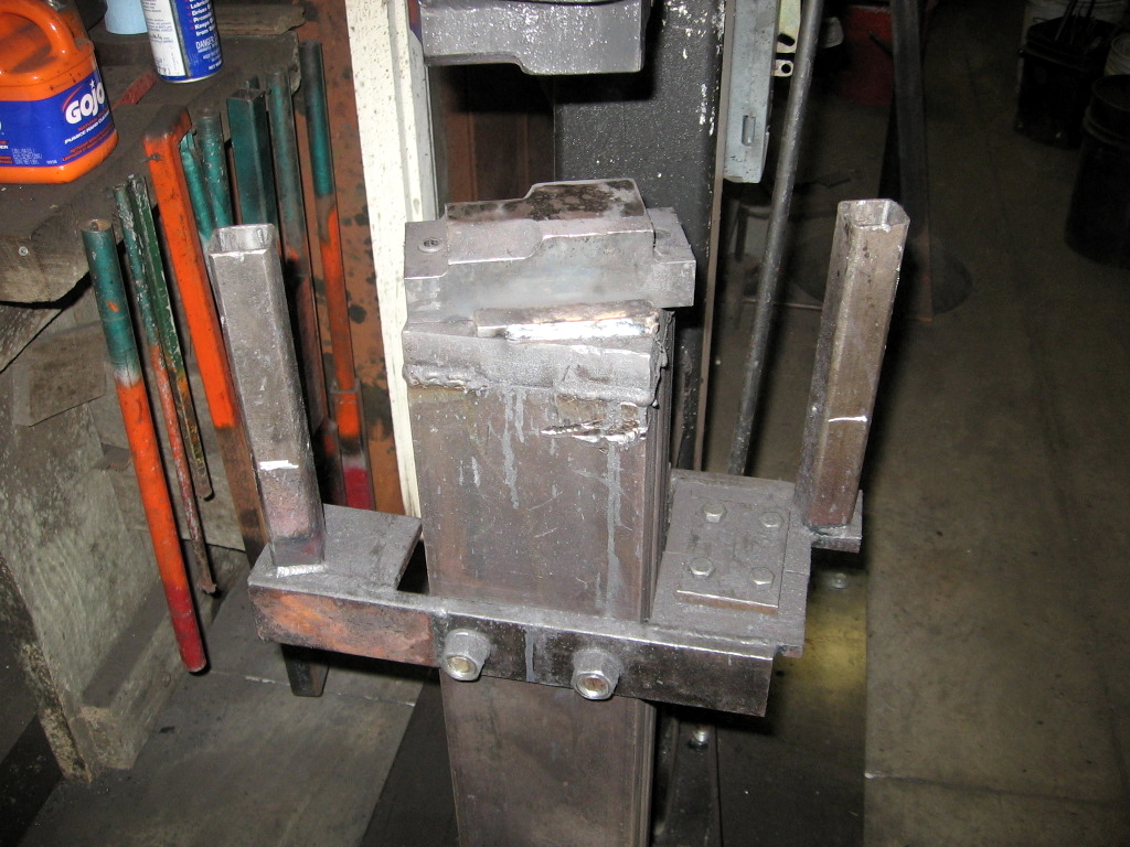 Persimmon Forge: Professional Blacksmithing: Power Hammer Die Saddles