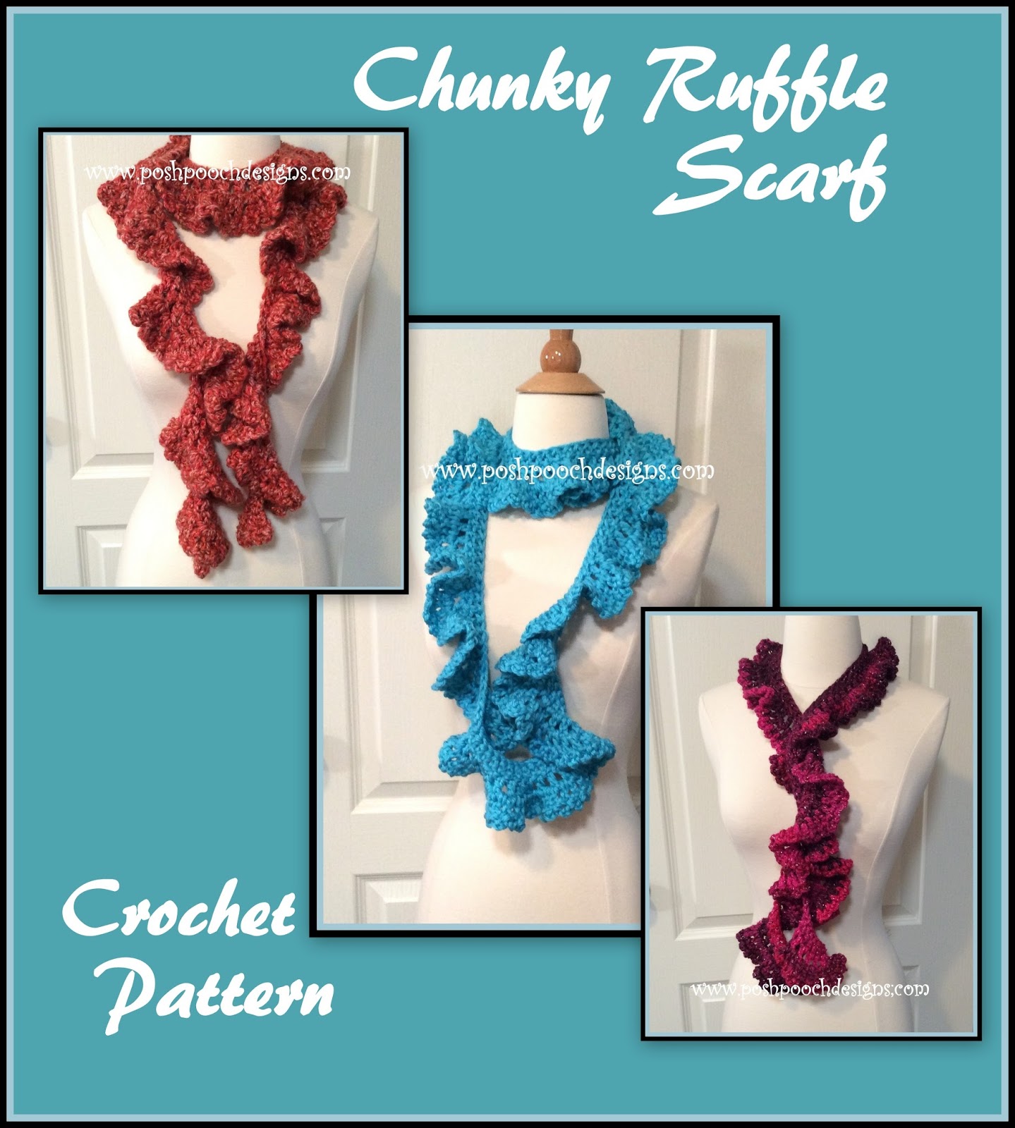 Corkscrew Scarf Crochet Pattern