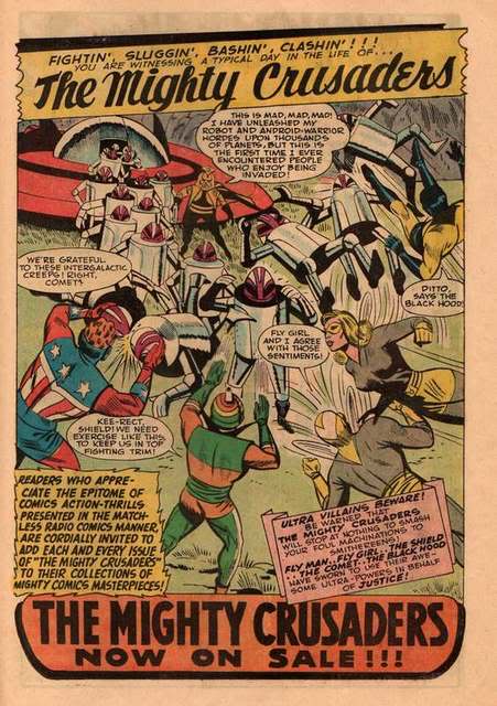 BEACH BUM COMICS : MIGHTY COMICS GROUP BRINGS US - THE MIGHTY CRUSADERS