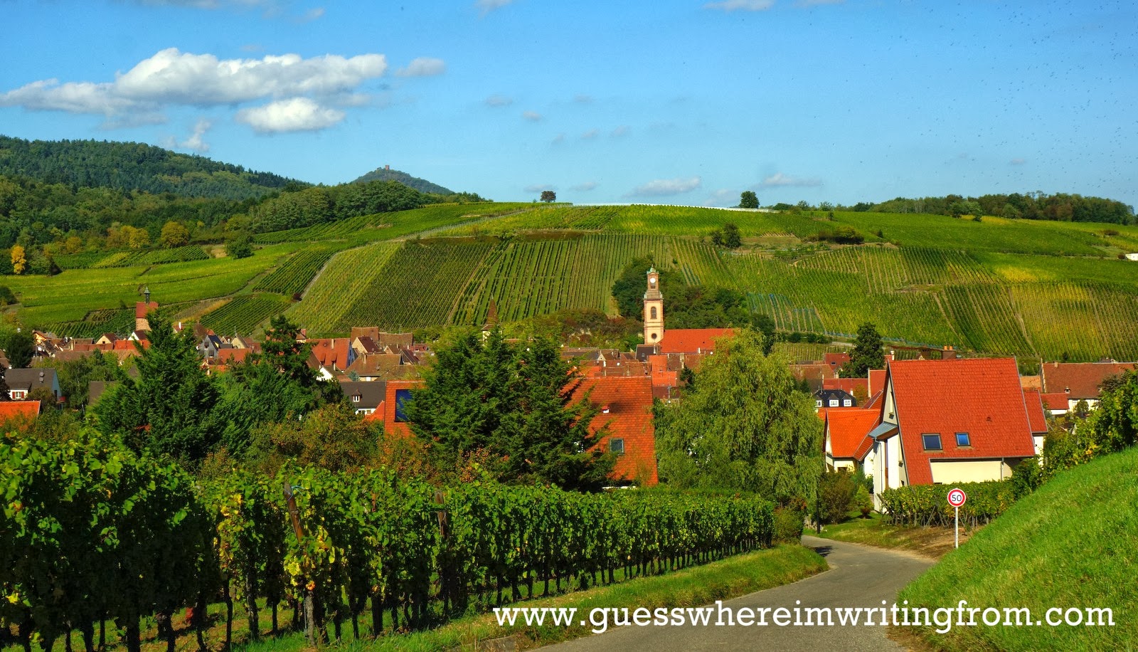 Guess where I'm writing from?: La Route des Vins D'Alsace (The Alsace ...