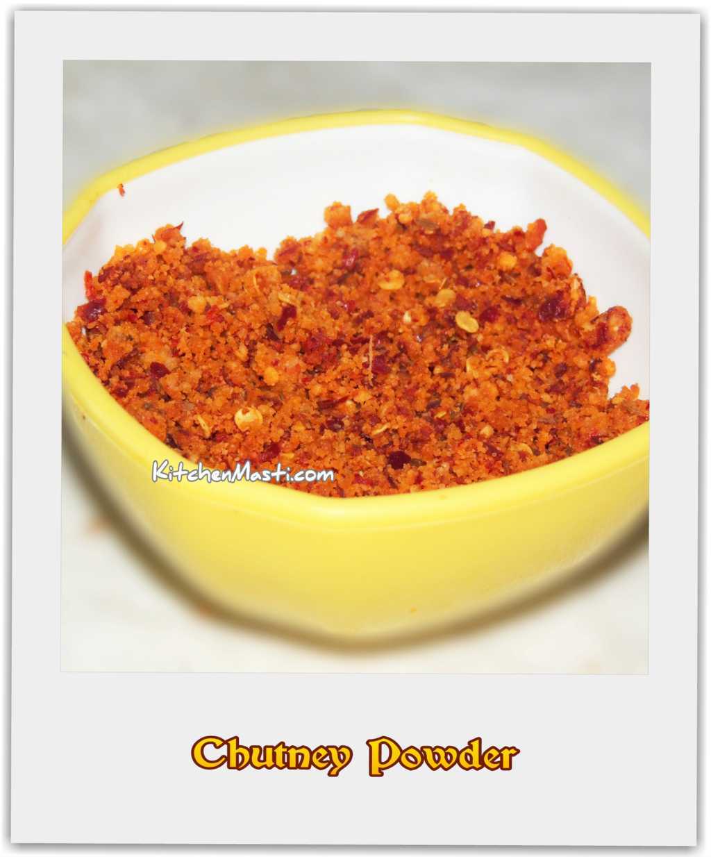 Groundnut Chutney Pudi ( Powder ) | Vegetarian Recipes