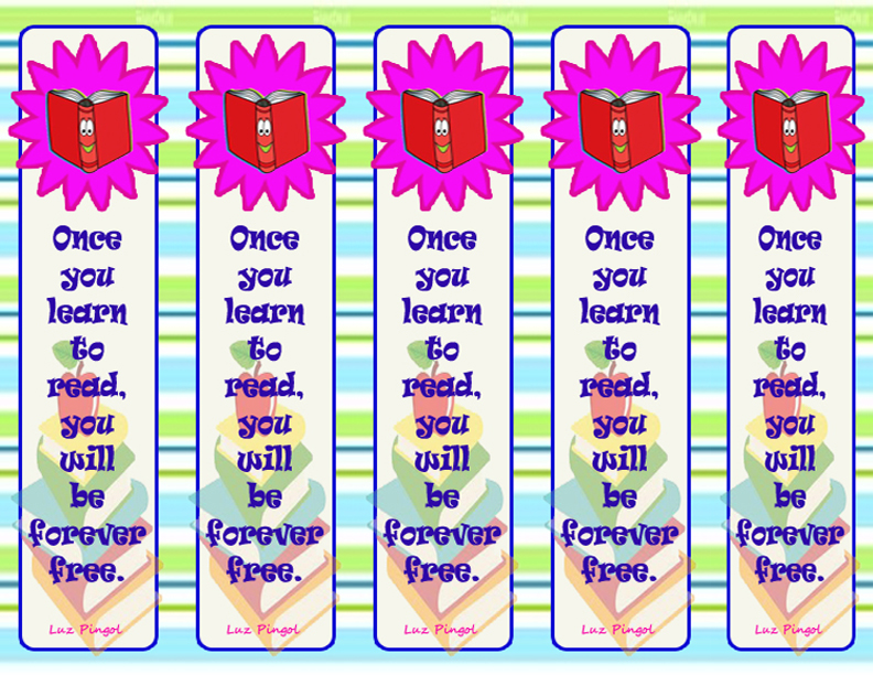 Just Luz's Opinion: Bookmark Design