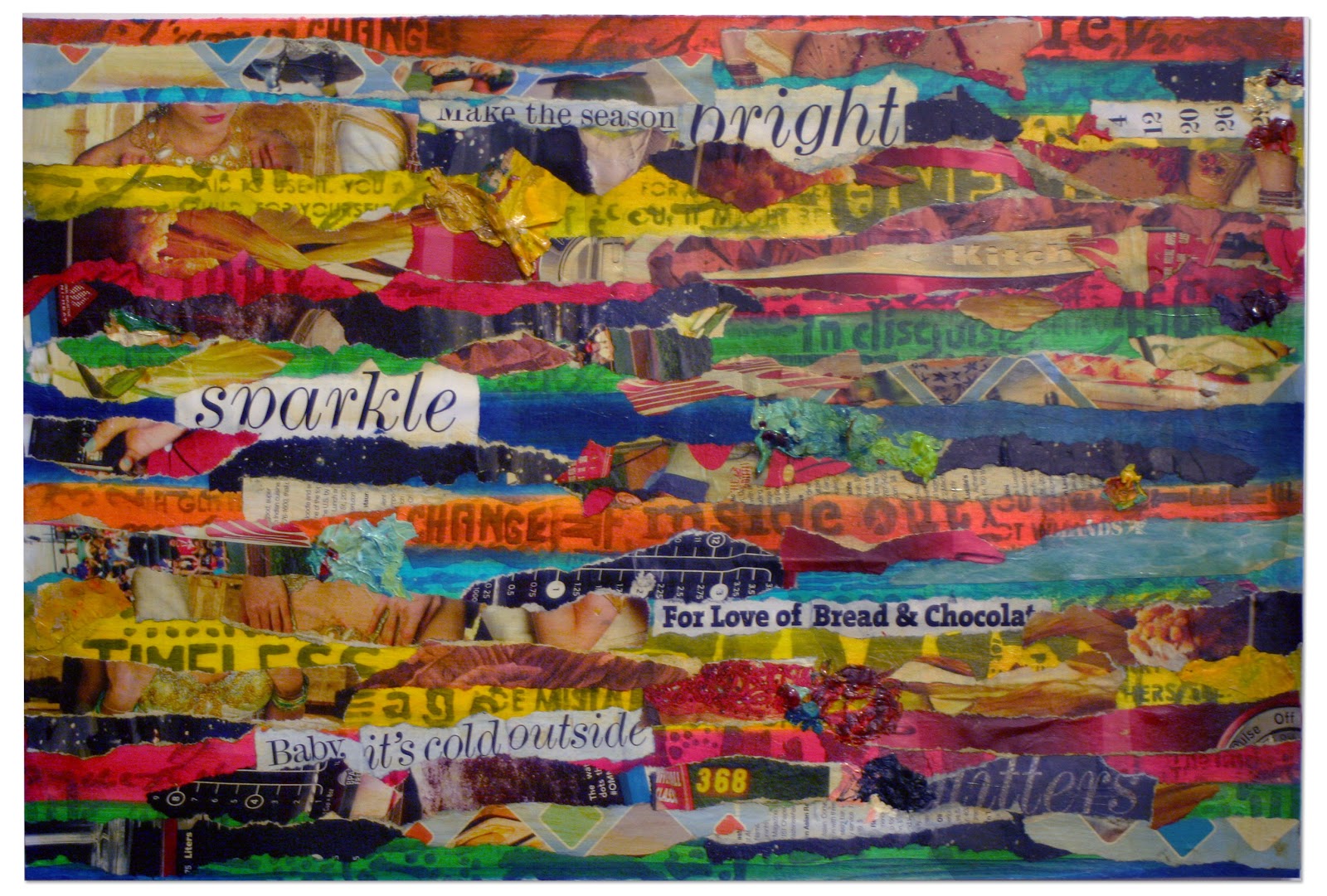 Making Collages With Magazine