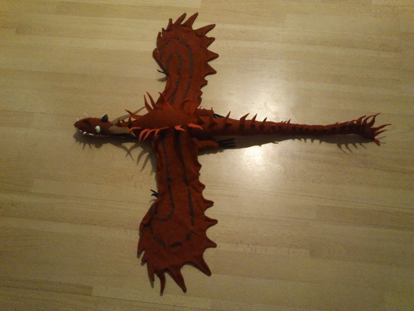 Monstrous Nightmare, "How to Train Your Dragon" movie - Fanciful Sewings