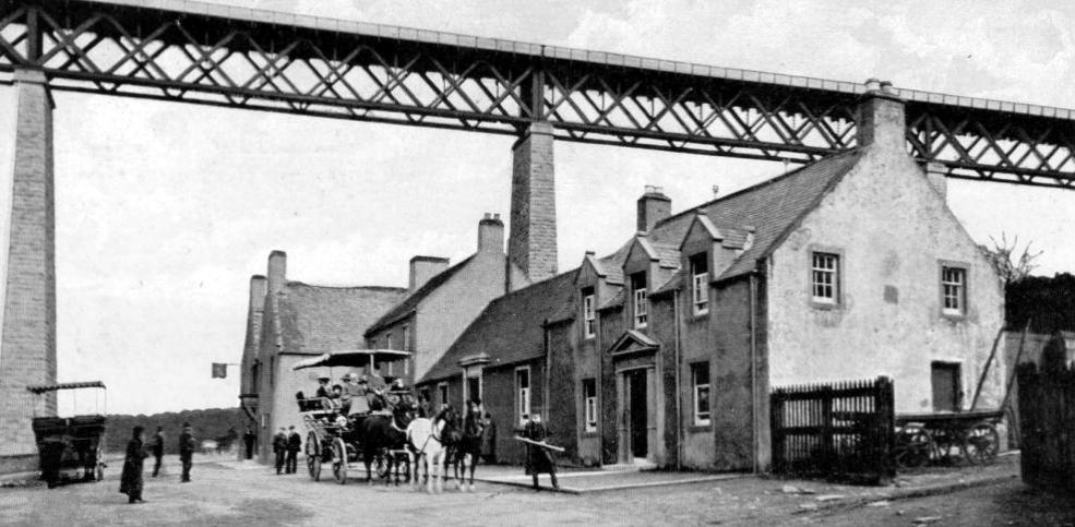 Tour Scotland: Old Photographs Hawes Inn South Queensferry Scotland