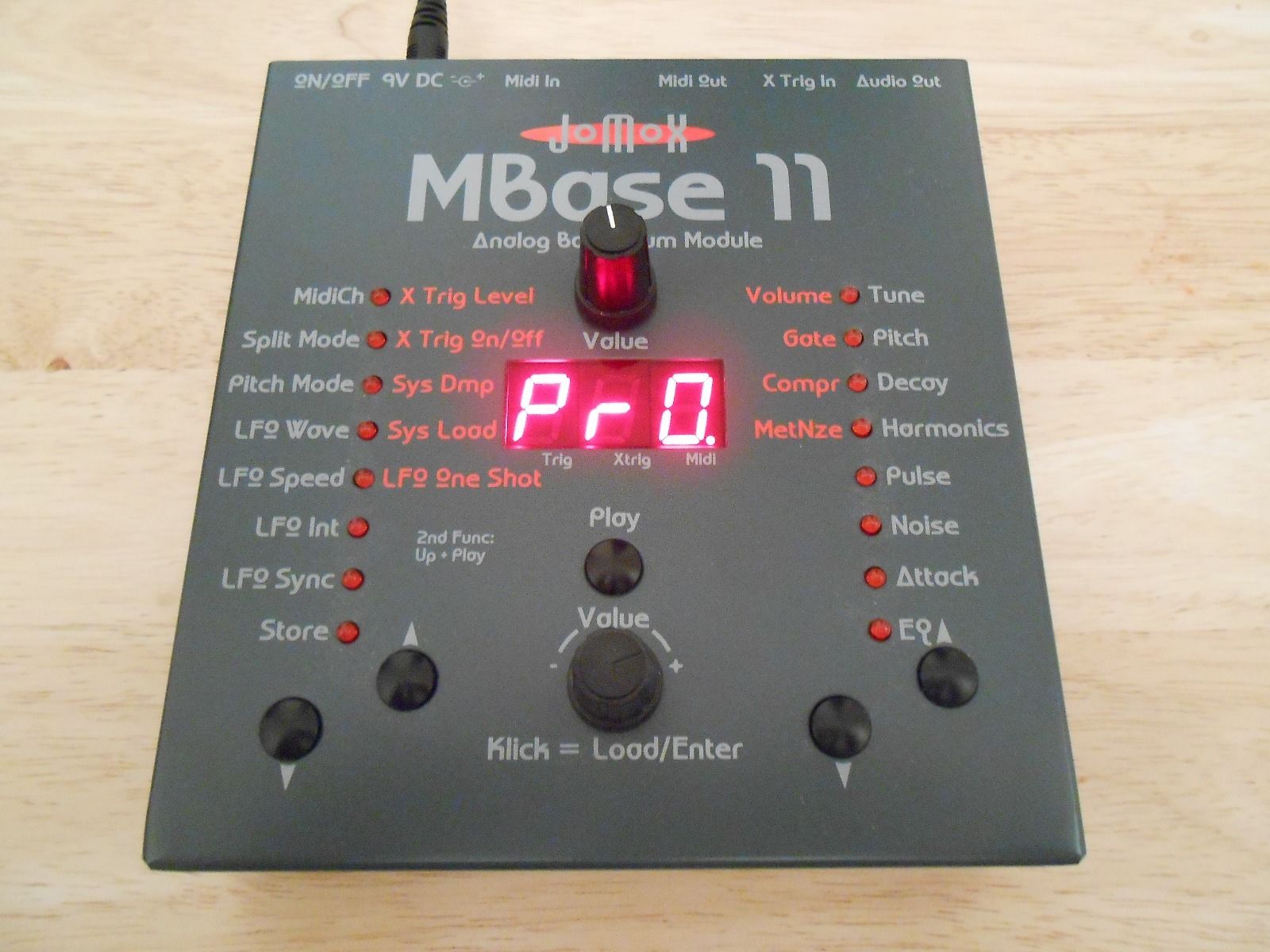 MATRIXSYNTH: Jomox MBase 11 Analog Bass Drum Synthesizer