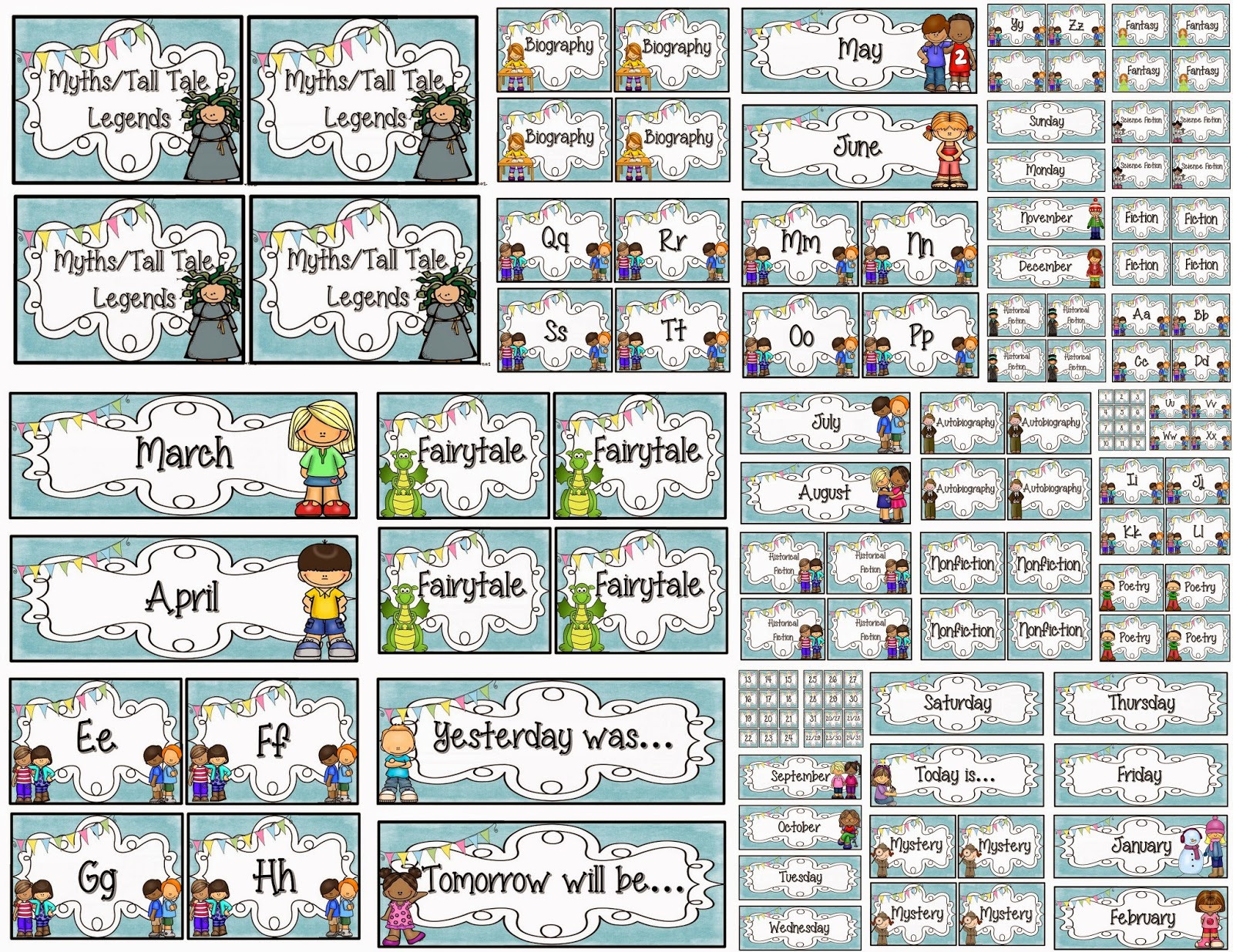 Teacher's Lounge: Back-to-School Classroom Decor Bundle