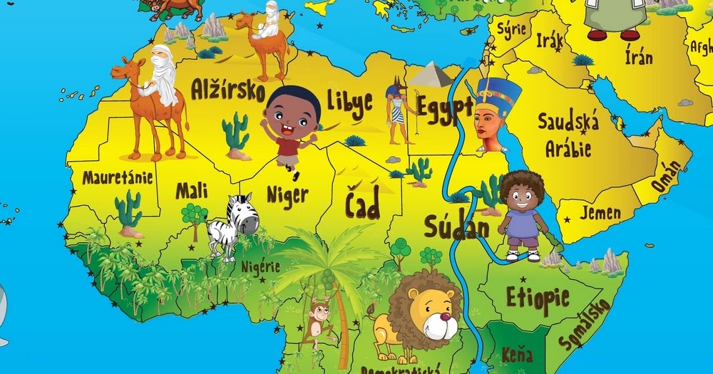 Zeměpis pro ZŠ - R. Č. B.: Poznávačka Afrika