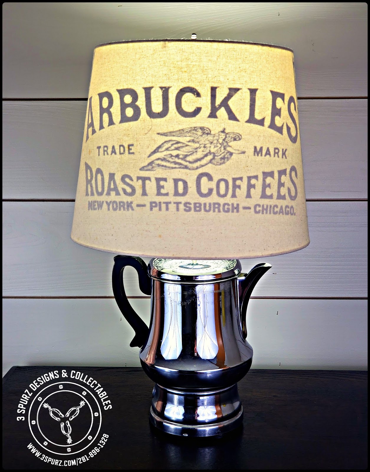 3 Spurz DandC Repurposed /Refurbished Creations!!: Coffee pot lamp with ...