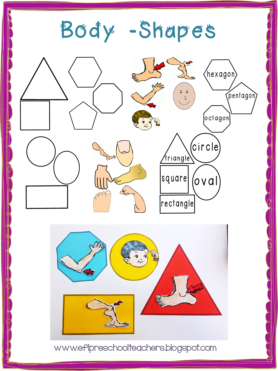 ESL/EFL Preschool Teachers: Body Theme for Preschool English Learners