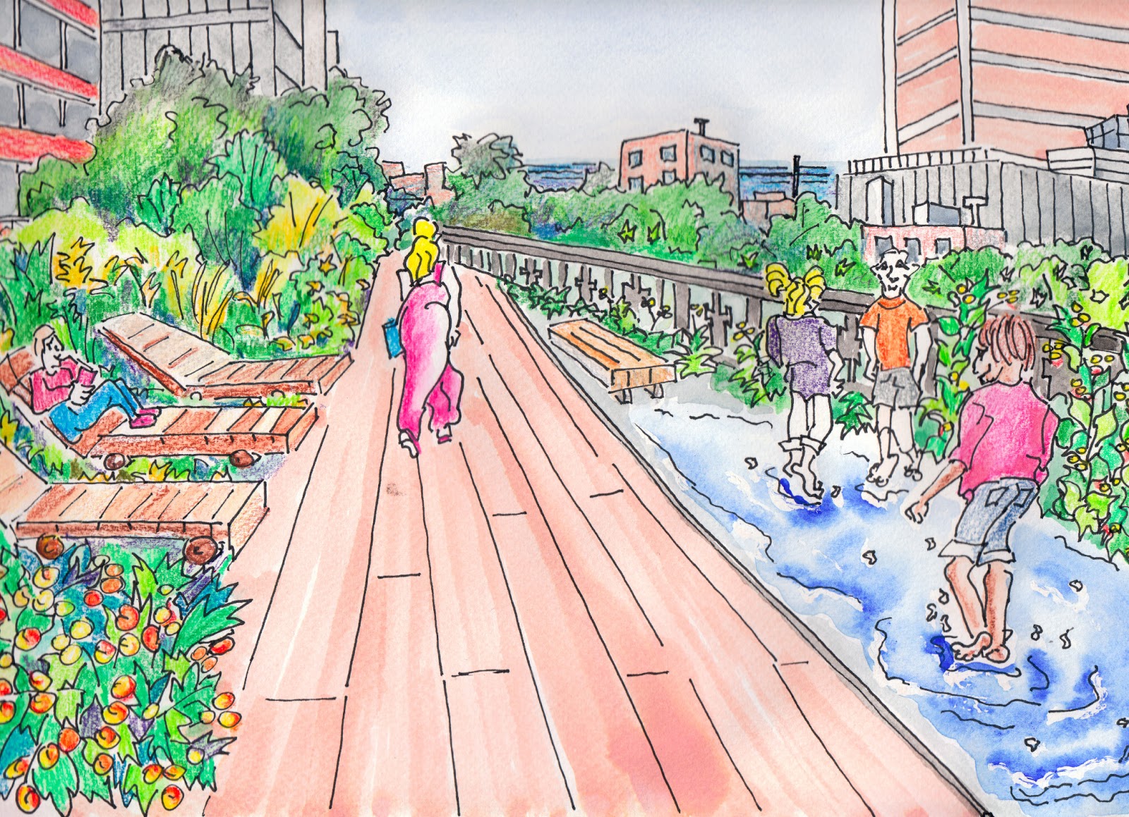 Mark Higden The Fashionisto Professor - reportage drawings from the ...