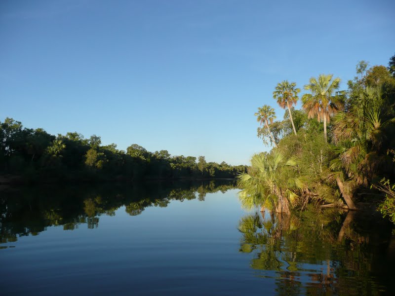 Nele & Andrew Around Oz: 12 Mile Yards Campsite, Elsey National Park, NT