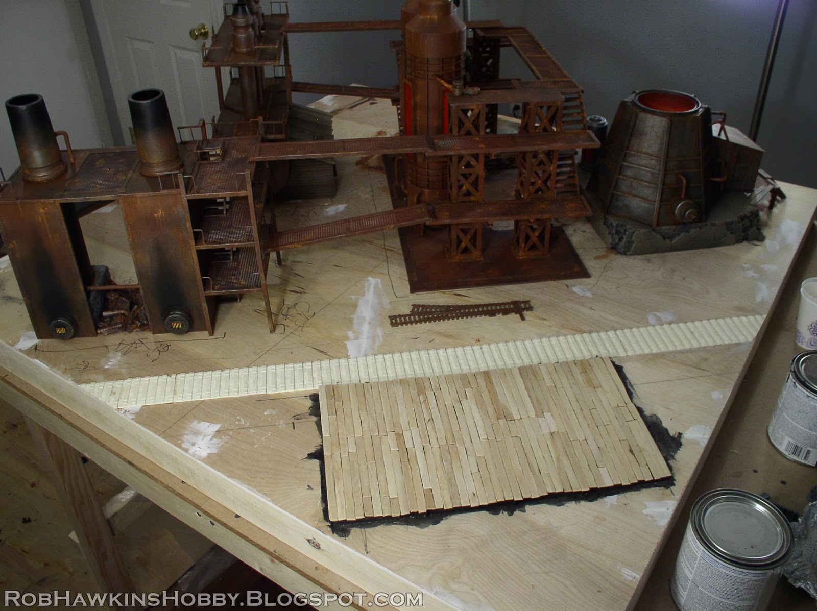 Rob Hawkins Hobby: WWX Terrain: Industrial Complex