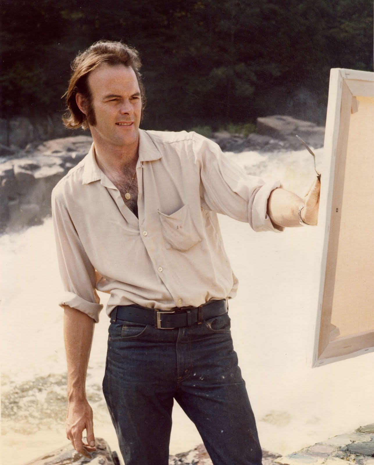 Ron Simpkins (1942- 2008): Ron The Artist At Work