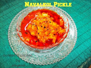 nayana's-kitchen-kreations: Navalkolache lonche ( Navalkol pickle)