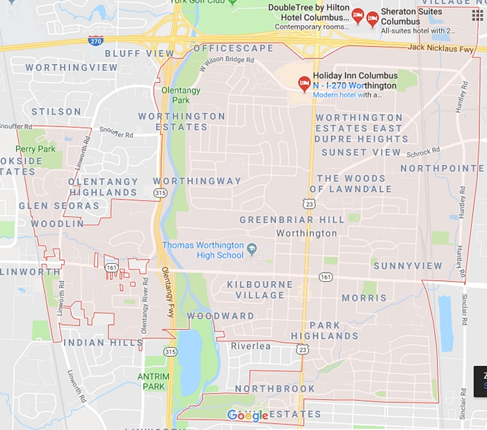 The 614orty-Niner: Worthington: Pizza Capital of Central Ohio?