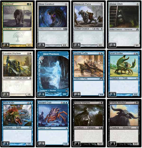 Magic the Gathering Adventures: Vanilla Creatures