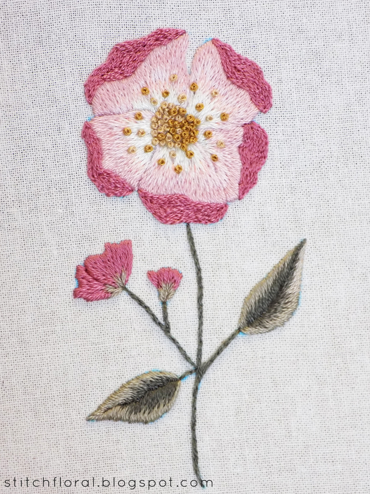 Cecelia Rose Stitch Along: Part 3, Final - Stitch Floral