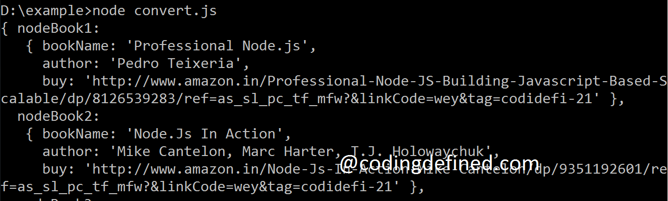 How To Convert An Object To Xml In Nodejs Coding Defined