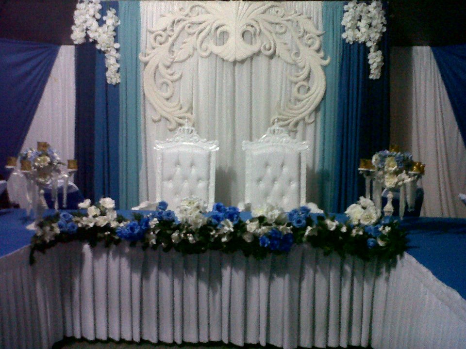 BLUE TOPAZ CONCEPT & EVENT: PELAMIN BARU~TEMA BIRU PUTIH