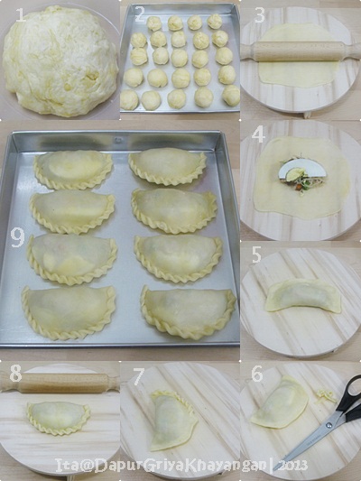 Dapur Griya Khayangan: Pastel Isi Ayam Sayuran