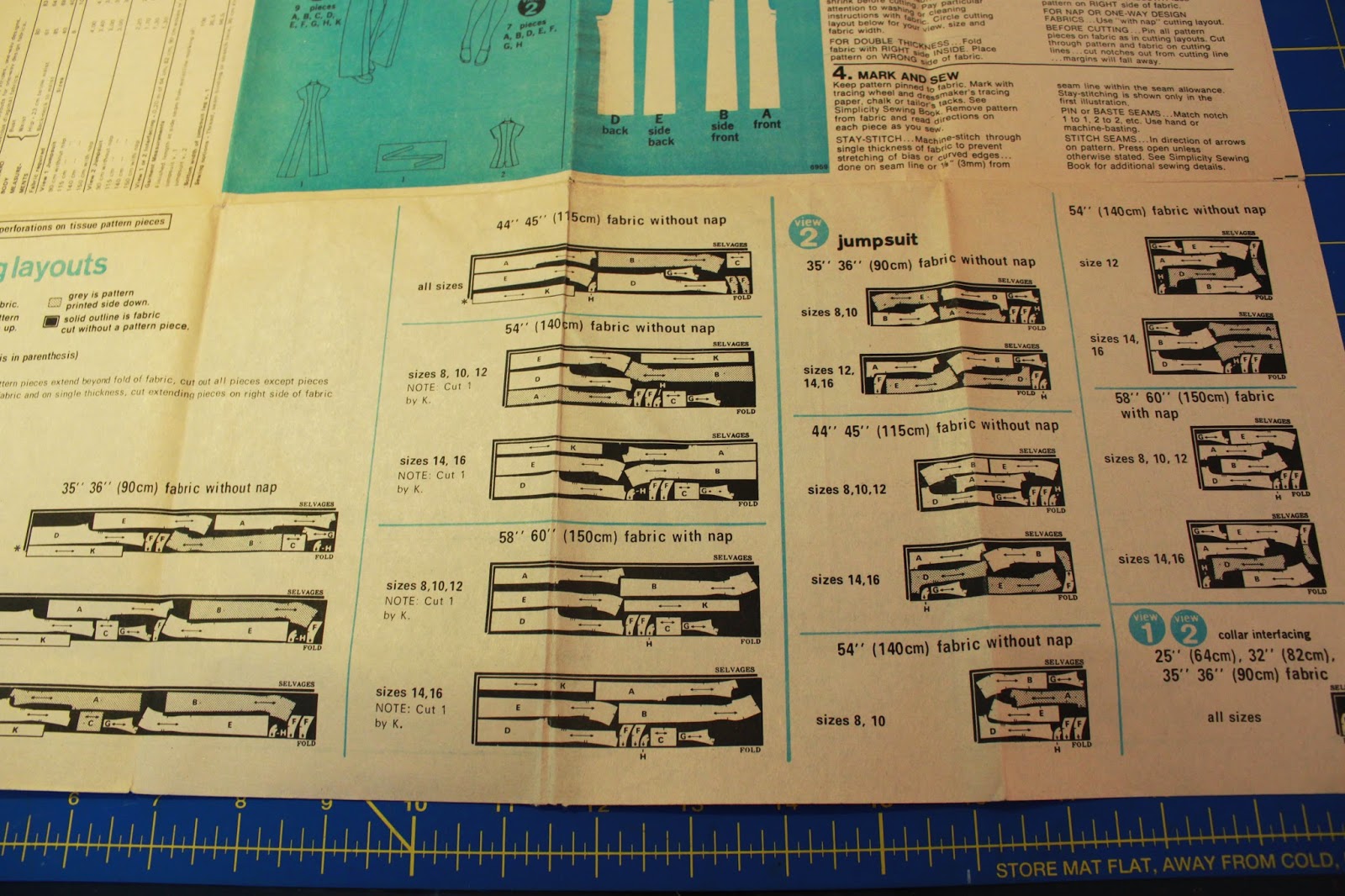 Section 4: Sewing Basics/Reading a Commercial Pattern