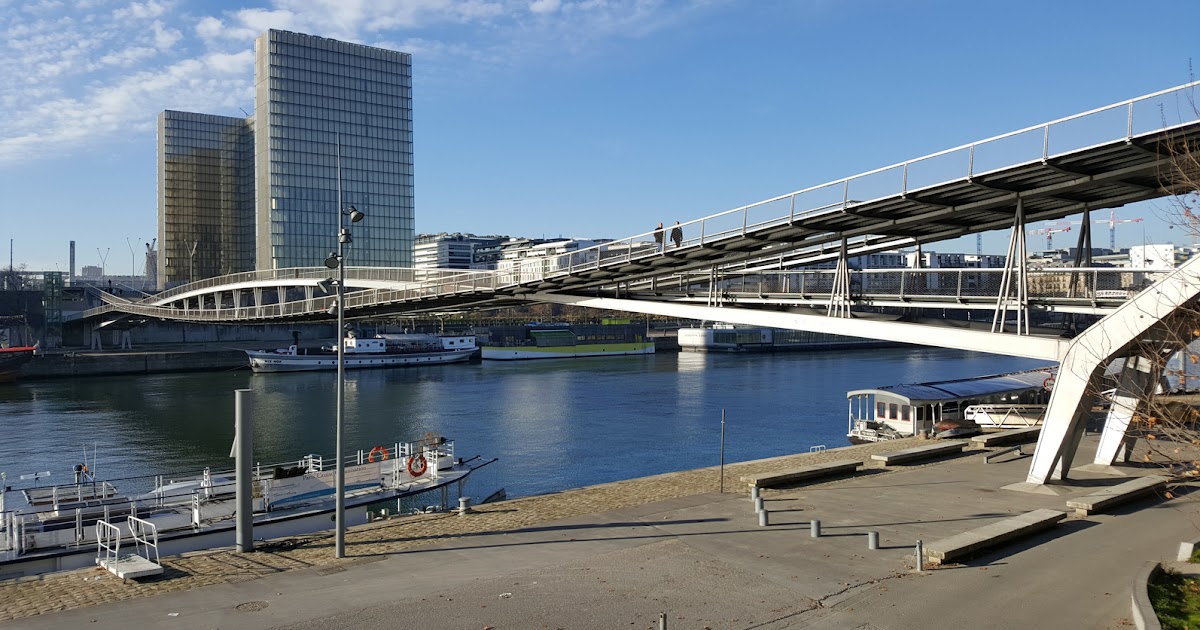 The Happy Pontist: French Bridges: 19. Passerelle Simone-de-Beauvoir, Paris