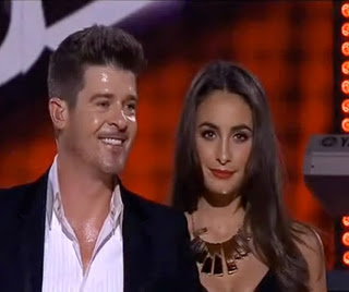 Bree Robertson: Robin Thicke - The Voice Australia