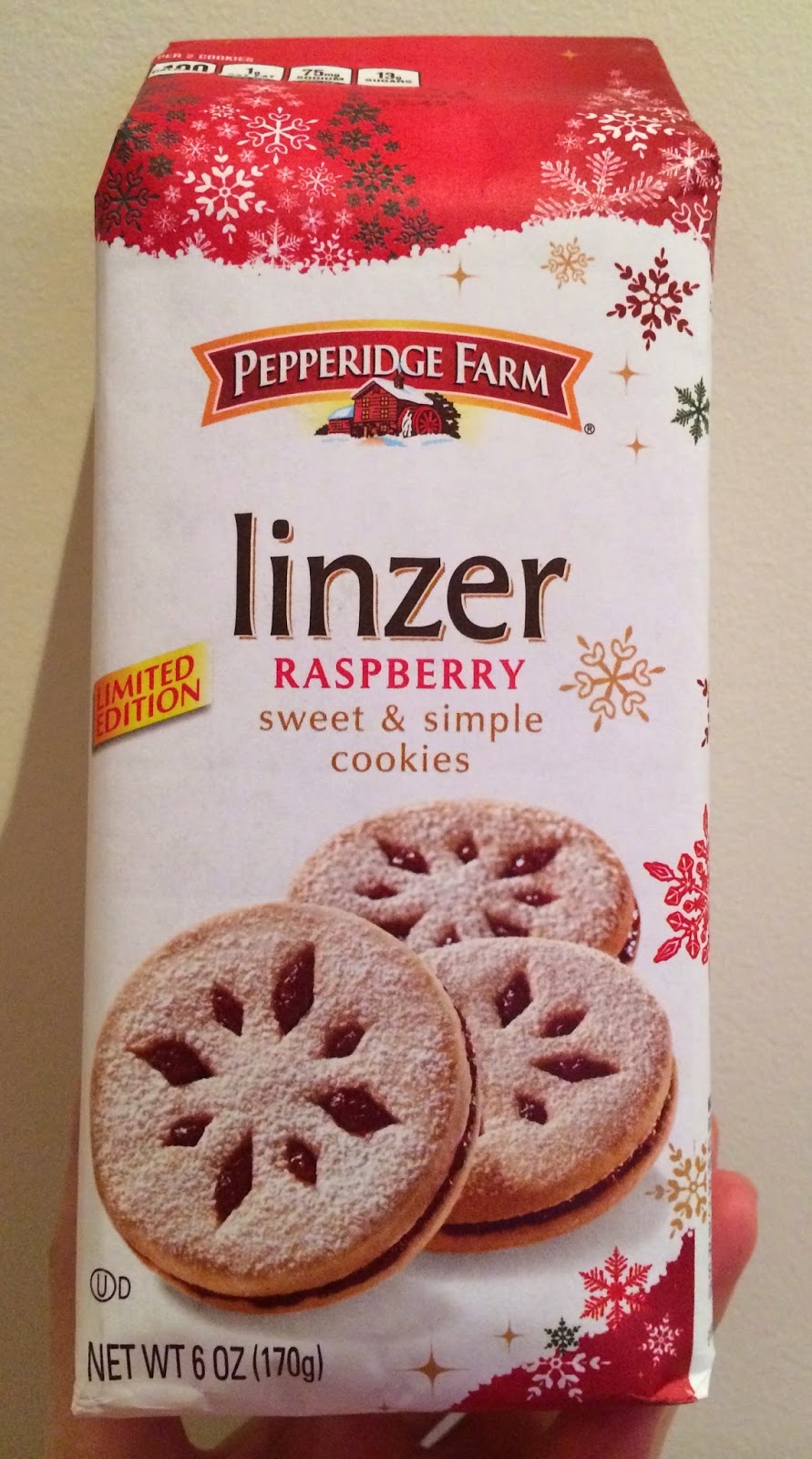 Pepperidge Farm: Linzer Raspberry / ペパリッジファーム： リンザー ラズベリー ~ I'm Made of ...